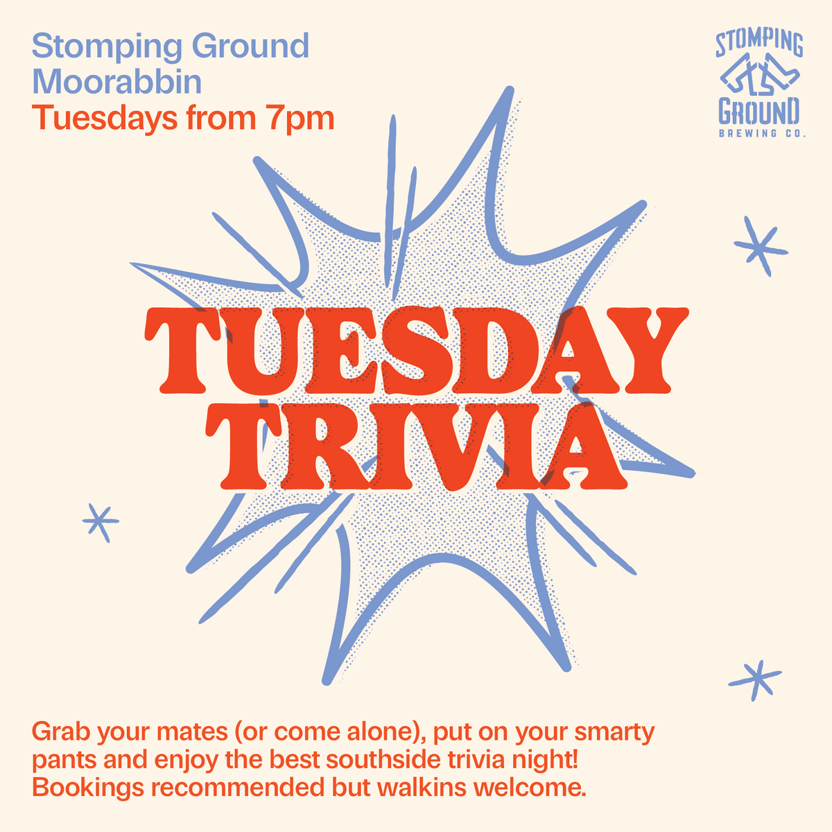 Stomping Ground Brewery & Beer Hall ( Moorabbin) - Stomping Ground ...